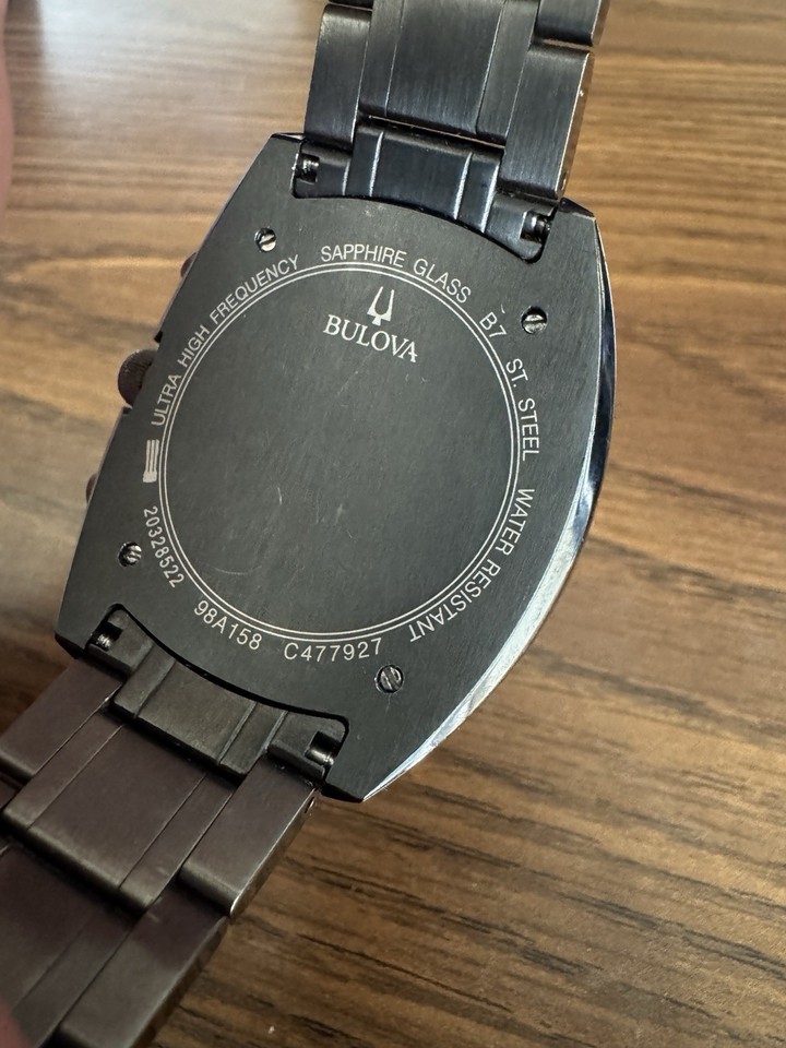 Bulova Men's Titanium High Frequency Chronograph Quartz Watch 98A158 | eBay
