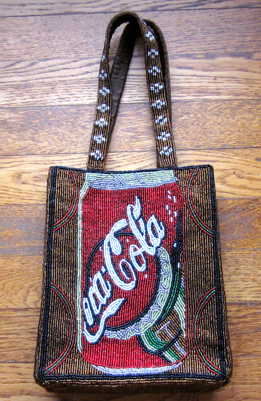 SPECIAL COCA-COLA COKE COCACOLA HAND BEADED INCREDIBLE PURSE HANDBAG ...