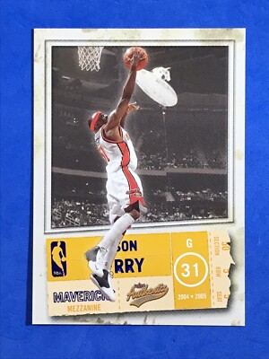 2004-05 Fleer Authentix Blue Jason Terry 46/50 #18 Mavericks *Rare* | eBay
