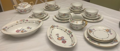 Vintage Phoenix China Tea Set Lot Czechoslovakia Floral (24 Piece) | eBay
