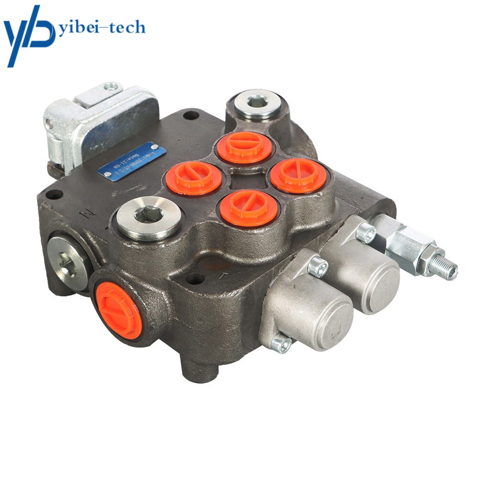 21GPM 2 Spool Hydraulic Directional Control Valve W/Joystick For ...