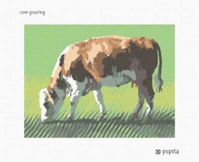 Cow Grazing Needlepoint Kit or Canvas | eBay