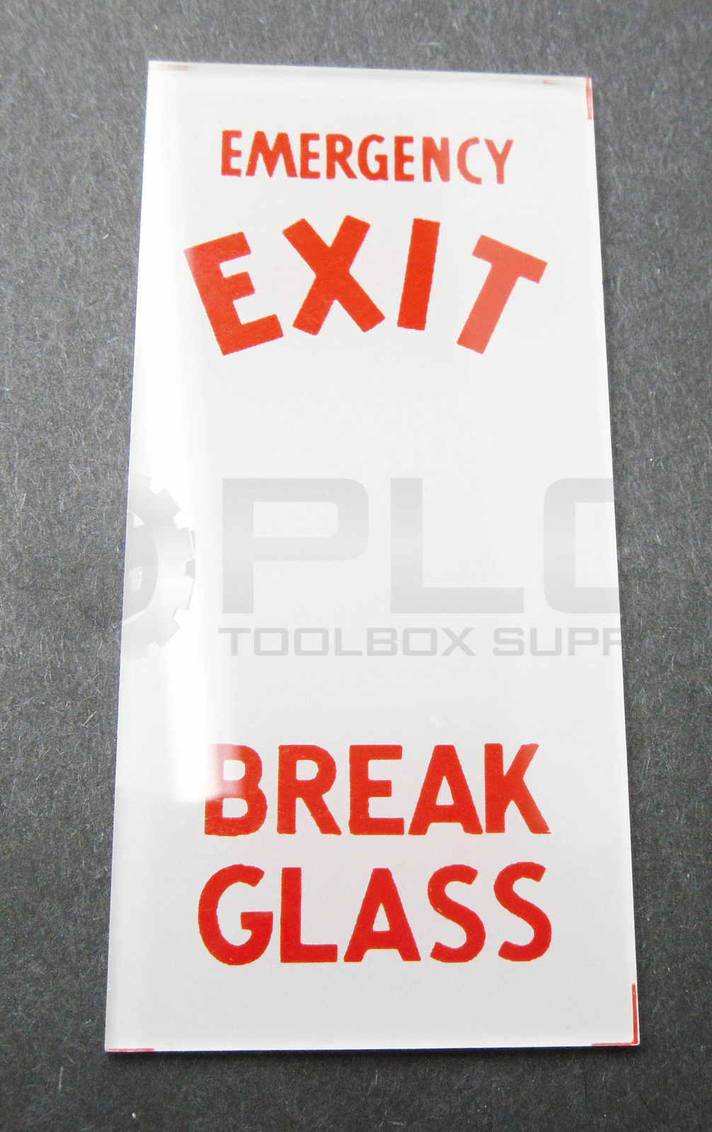 LOT OF 2 NEW EMERGENCY EXIT BREAK GLASS REPLACEMENT GLASS | eBay