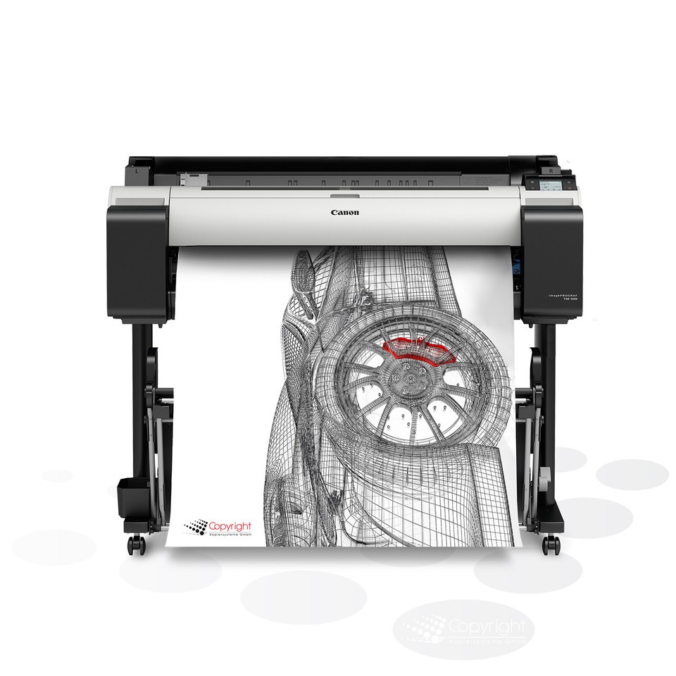 Canon imagePROGRAF iPF TM-300 – 36-Zoll Plotter für CAD, POS ...