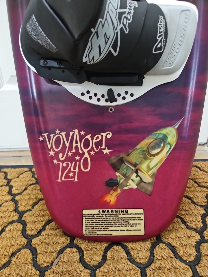 Hyperlite Voyager 124 Vintage Wakeboard Used With Hyperlite Powerboot ...