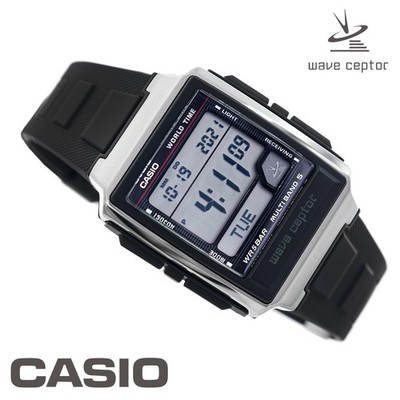 CASIO WAVE CEPTOR WV-59R-1AJF Atomic Radio Control World Time Digital ...