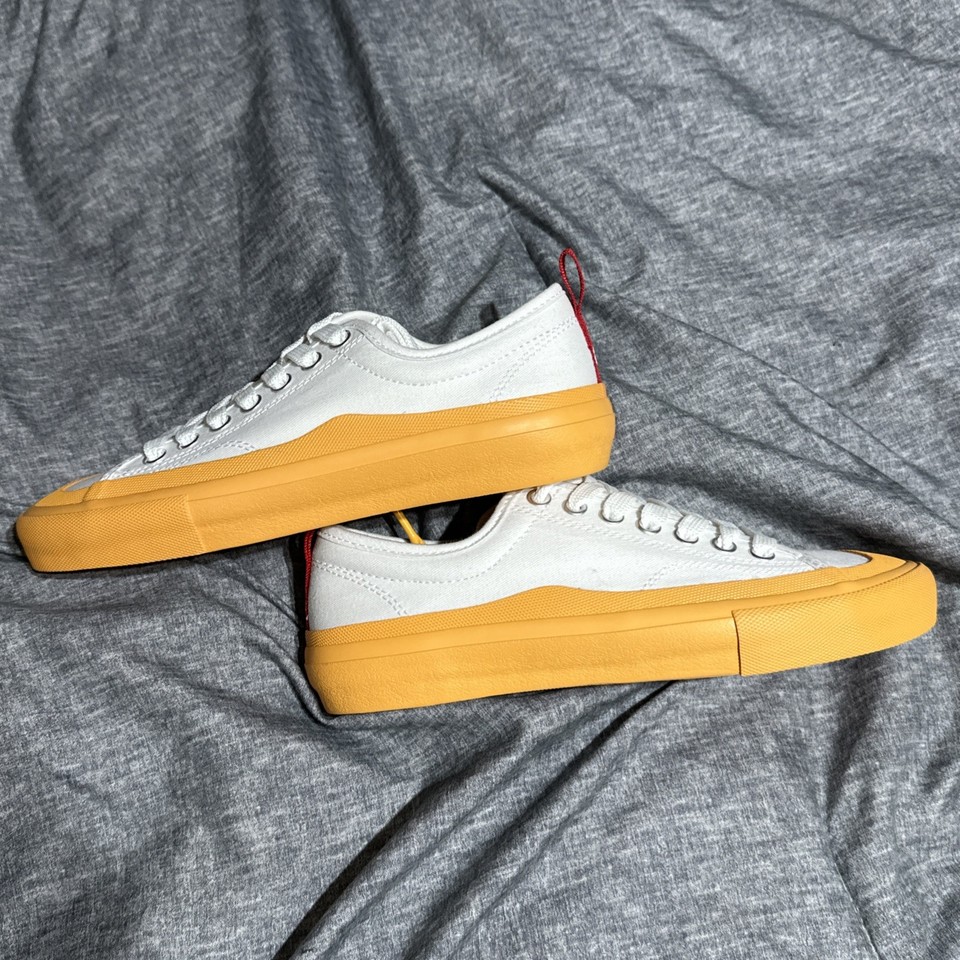 Chick-fil-a Honey Mustard Low White Shoes Sneakers Orange Dipped Rare ...