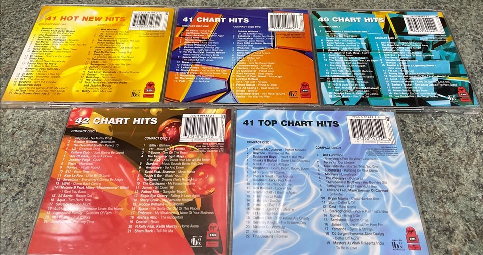 Now That's What I Call Music! CDs Vol. No 37,39,40,41,43. VG ...
