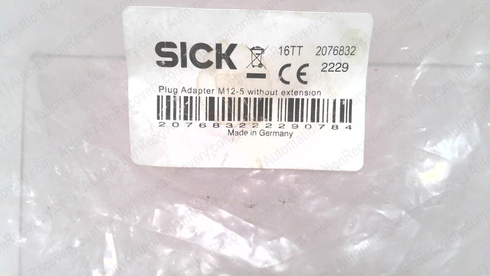 SICK 2076832, SP1-1000 SAFETY PLUG FOR DETEC & DETEM, NEW #346563 | eBay