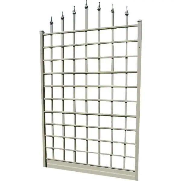 Dura-Trel Winchester Trellis 96" X 57" Mocha Vinyl PVC Plastic Frame ...
