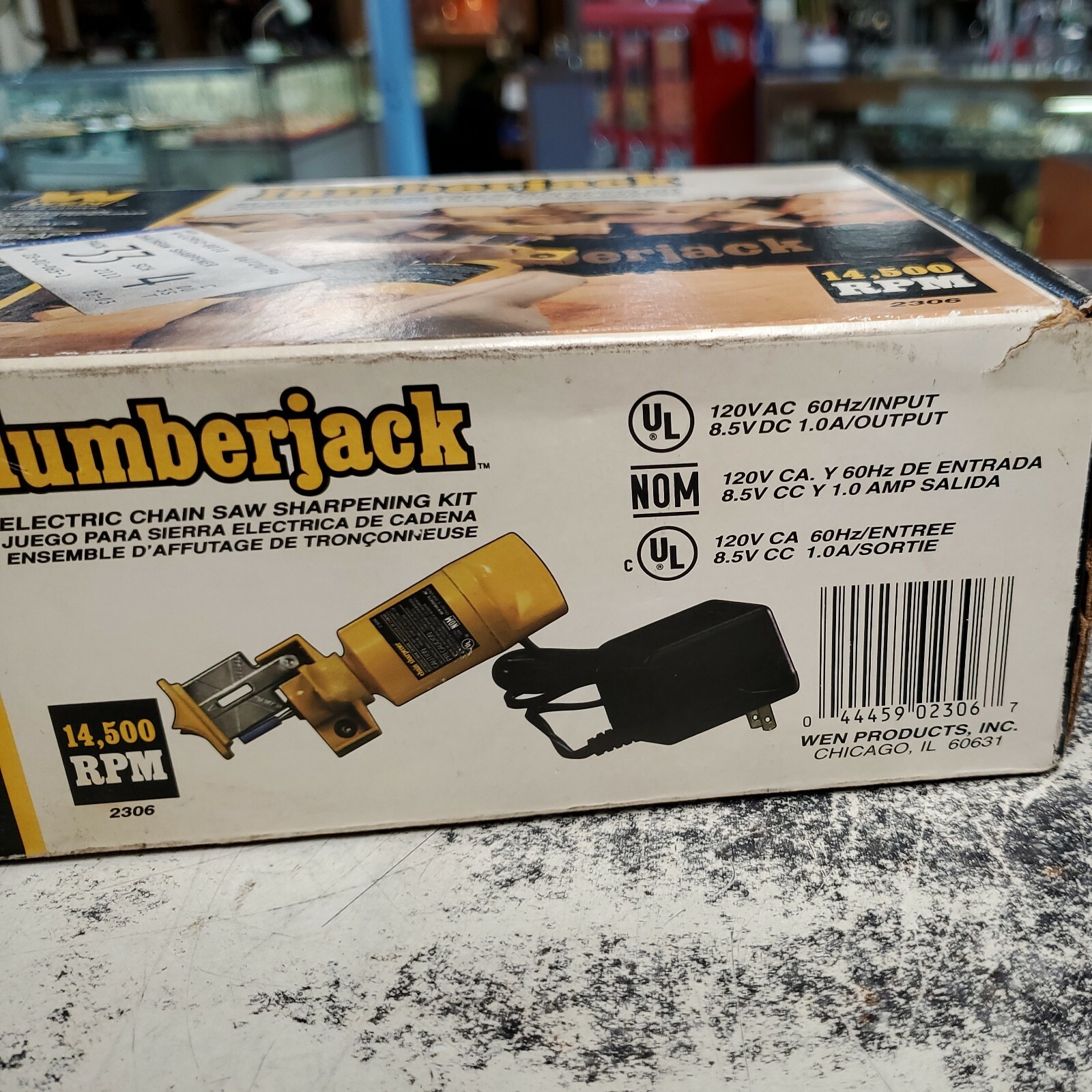 WEN LUMBER JACK LUMBERJACK 2306 ELECTRIC CHAINSAW CHAIN SHARPENER KIT ...