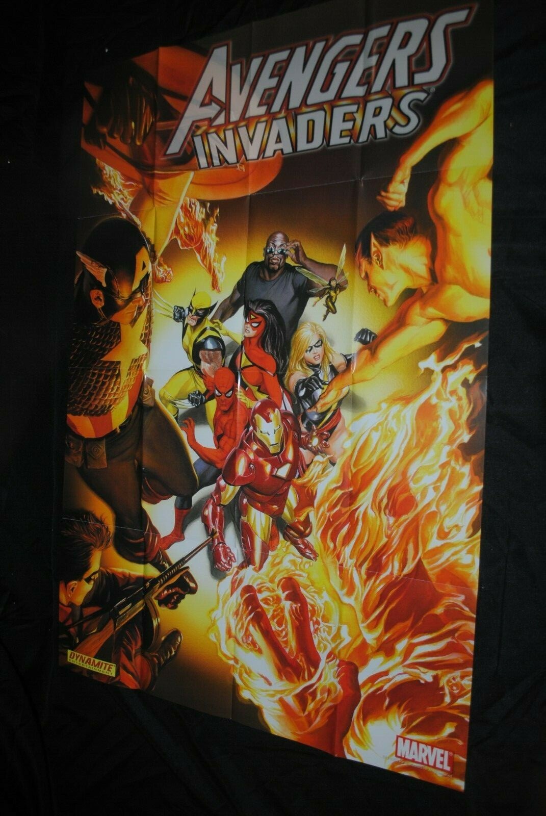 Marvel Comics Avengers Invaders Alex Ross Poster | eBay