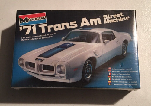 Vintage 1982 Monogram 1:32 71 Trans Am Street Machine Model Kit NEW ...