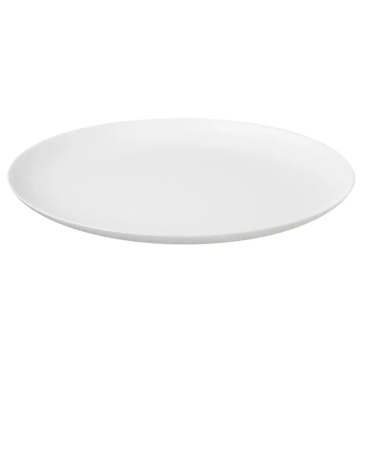 4x Serving Dish Pizza Plate White Large Round XMAS Big Platter ...
