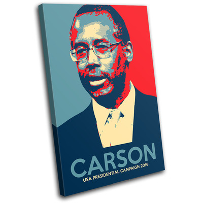 US Politic Carson Iconic Celebrities SINGLE LONA pared arte Foto ...