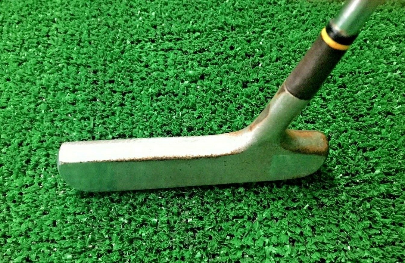 Vintage Spalding Cash-In Putter - Steel Shaft - Leather Wrap Grip | eBay