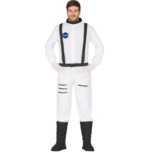 Mens Astronaut Fancy Dress Costume Spaceman Space Man Astranaut Outfit ...