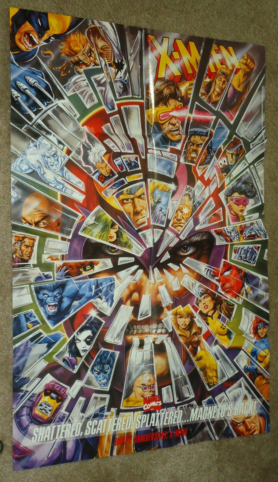 X-Men Shattered Comics Promo Poster | eBay