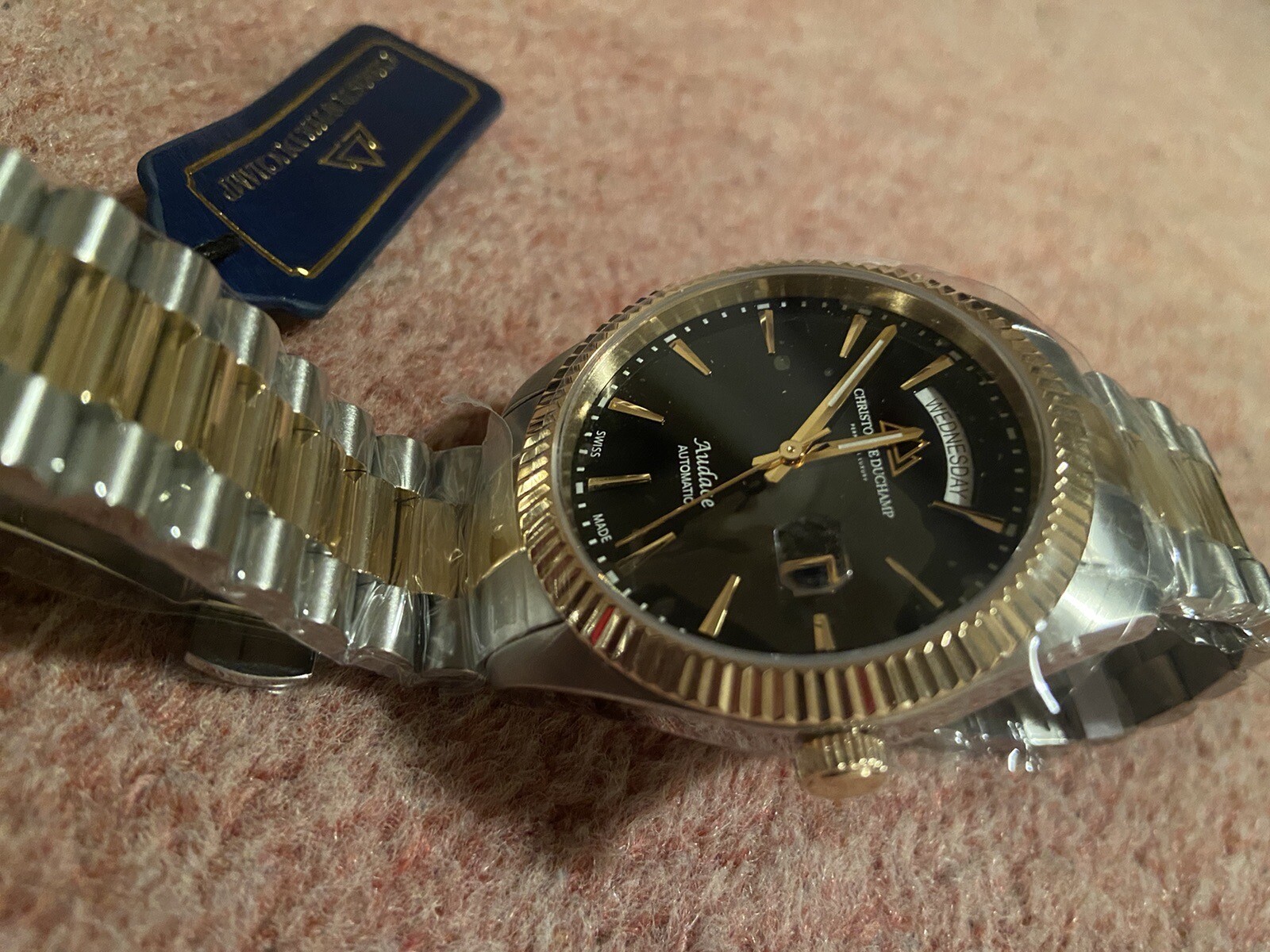 Christophe Duchamp Men’s AUDACE Swiss Made Automatic Movement - RRP £ ...