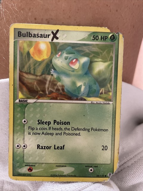 Pokémon TCG Bulbasaur EX FireRed & LeafGreen 54 Reverse Holo Common for ...
