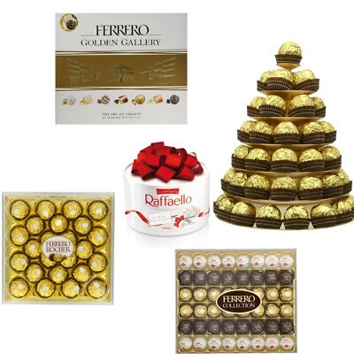 Ferrero Rocher Gold Collection, Chocolates Gift Sweets Present Box ...