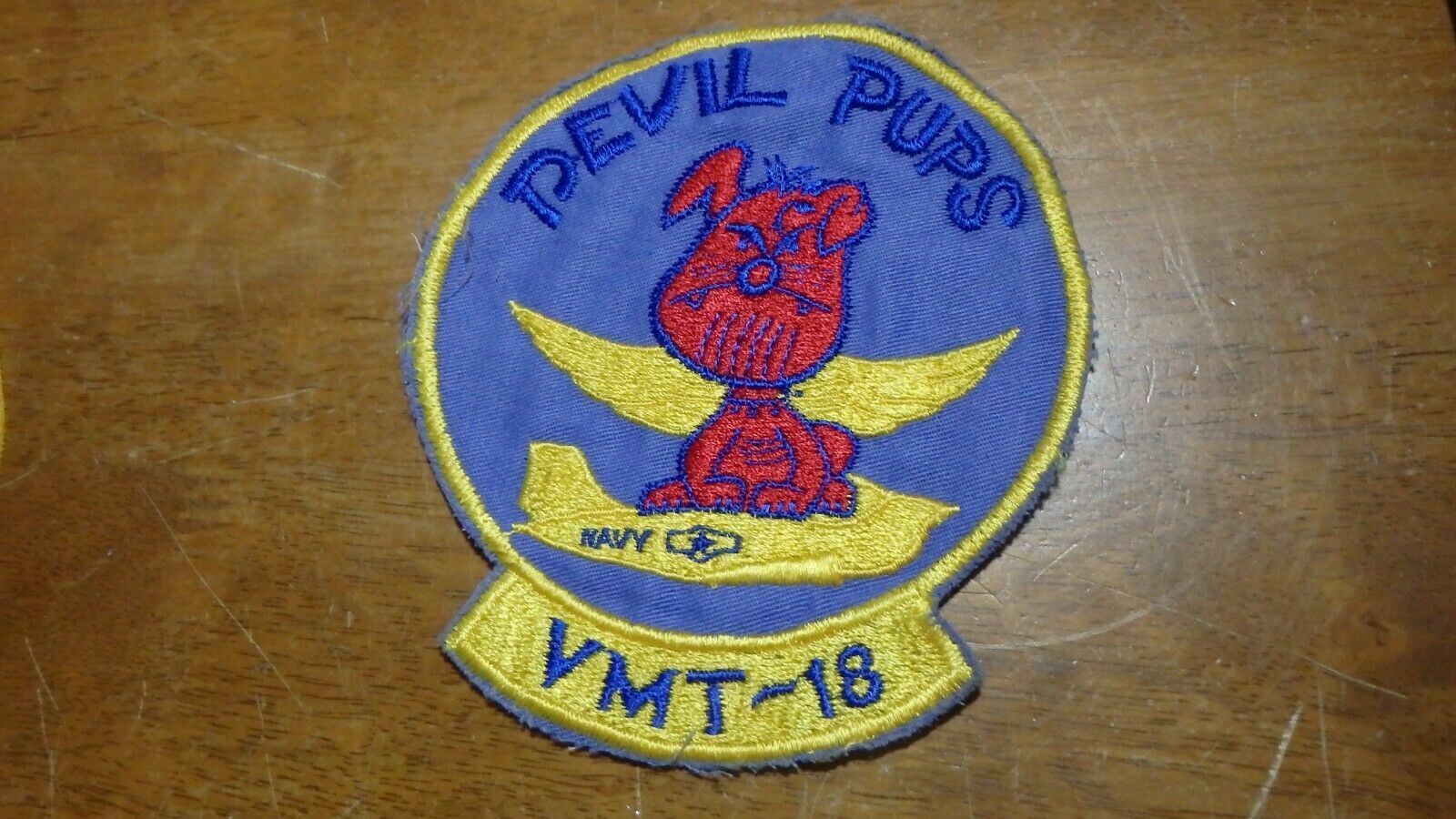 DEVIL PUPS US MARINE CORPS VMT-18 USMC IWO JIMA ALL ORIGINAL PATCH BX V ...