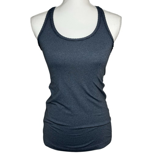 Lululemon Cool Racerback *Ruffle Tank Top Luon Light Heather Coal ...