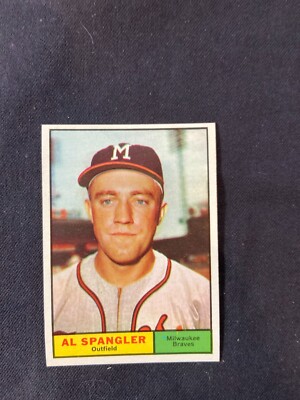 Pack Fresh 1961 Topps NM-NMMT #73 Al Spangler | eBay