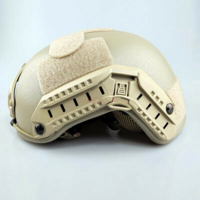 US Stock FAST NIJ IIIA Ballistic Helmet UHMW-PE Bulletproof Tan Hat ...