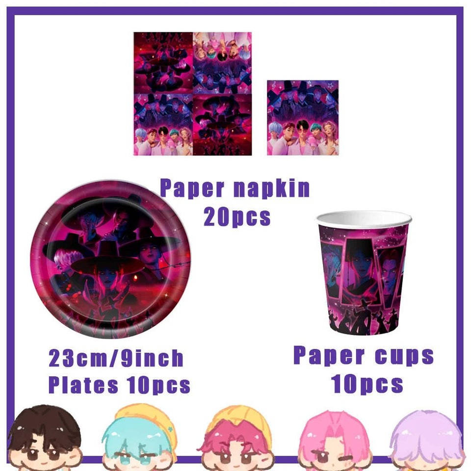 KPop Devil Hunter Your Idol Saja Boy's Birthday Party Decoration ...