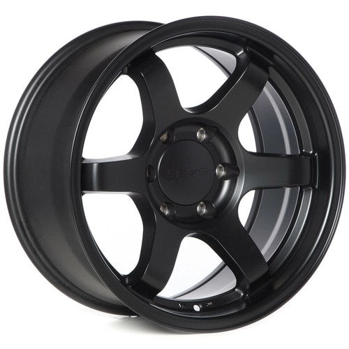 9SIX9 SIX-1 TRUCK 18x9 6x139.7 +0 FLAT BLACK WHEELS TE37 FITS TOYOTA ...