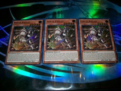 3x Pyrite Knight 1st Edition Super Rare LEDE-EN081 Yu-Gi-Oh! | eBay