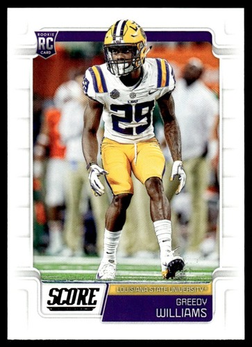 2019 Score Greedy Williams Rookie LSU Tigers #374 | eBay