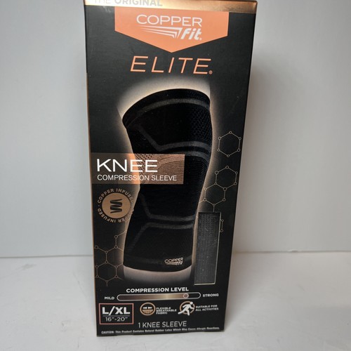 Copper Fit Elite Knee Compression Sleeve New LARGE - EXTRA LARGE ...