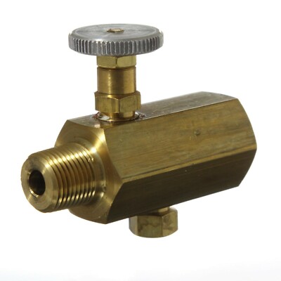 Deltrol FMF25BK Variable Flow restrictor Valve w Pos. Shut-off and Free ...