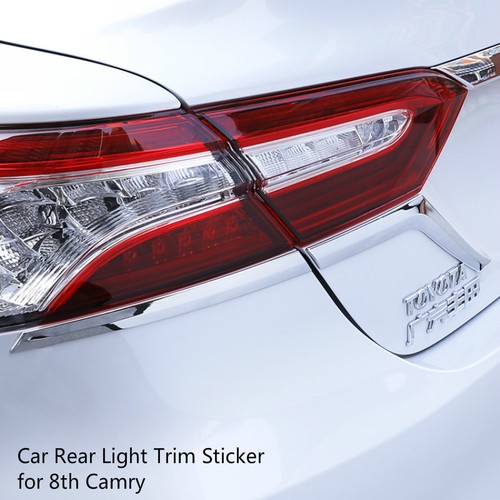 Car Rear Light Decoration Trim Cover Sticker for 8th Camry 2018 Set of ...
