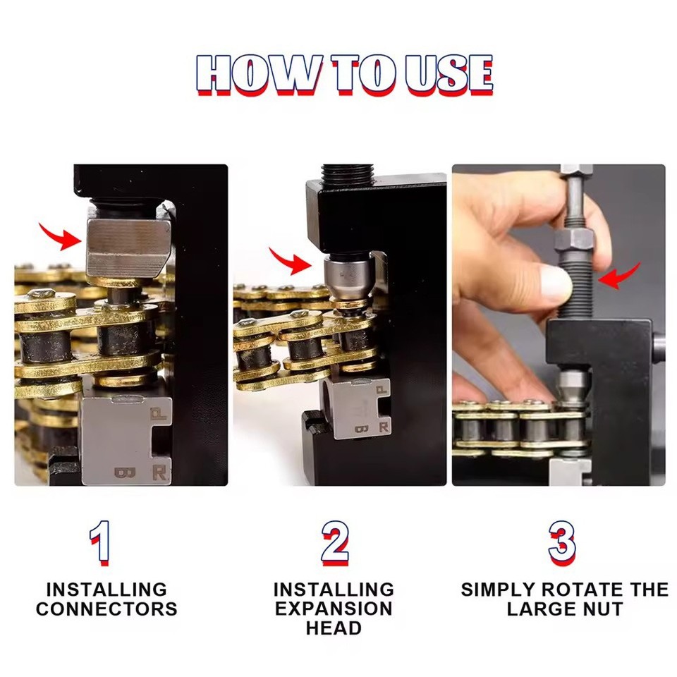 08-0470 PBR Motorcycle Chain Breaker Rivet Press Break Tool for 520 525 ...