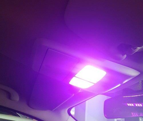 Ford FG Sedan 10 Piece LED FULL Interior light Kit PINK XT XR6 XR8 G6 ...