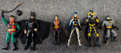 Vintage Batman Action Figure Lot 1990, 1993 Animated Series Robin ...