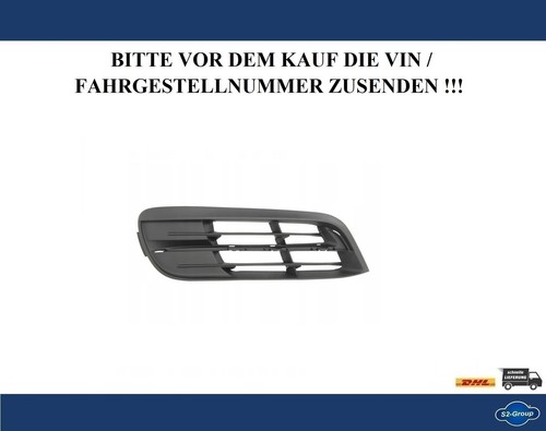 Stoßstangenblende Blende Gitter 51117331728 rechts für BMW 5er F10 F11 ...