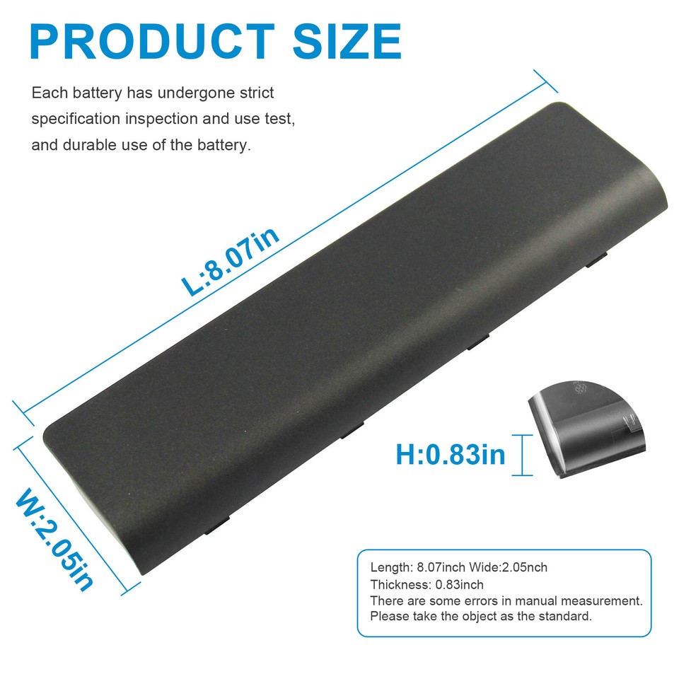 Replacement battery MUO6 MUO9 Spare with 593550-001 636631-001 for HP ...