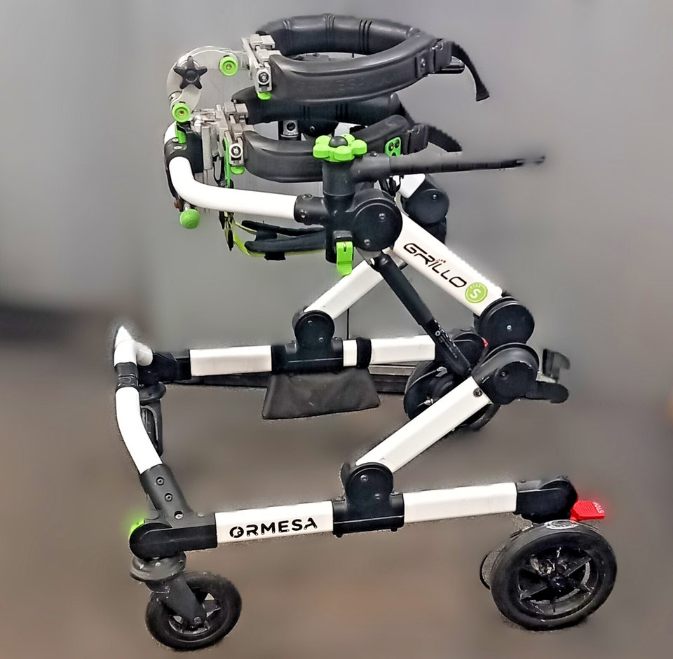 GRILLO BY ORMESA SMALL FRONT DRIVE GAIT TRAINER WALKER vat exempt | eBay UK