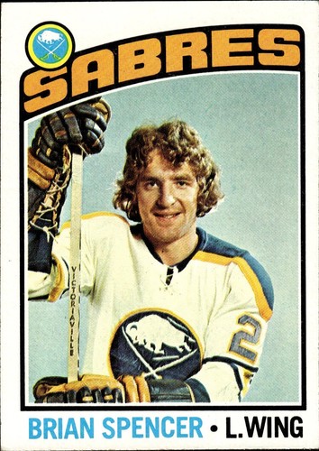 1976-77 Topps Brian Spencer Buffalo Sabres #191 | eBay