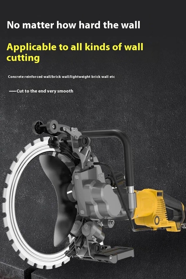 Hand Held Concrete Brick Cement Cutting Machine Ring Saw Wall Blade ...