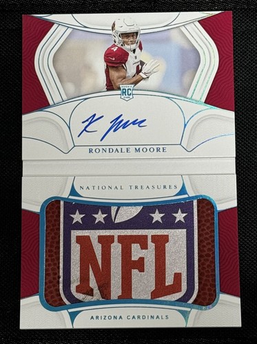 Rondale Moore 2021 National Treasures RPA Rookie Signatures NFL Shield ...