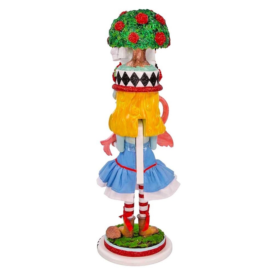 Kurt Adler Hollywood Nutcracker - Alice With Flamingo Christmas ...