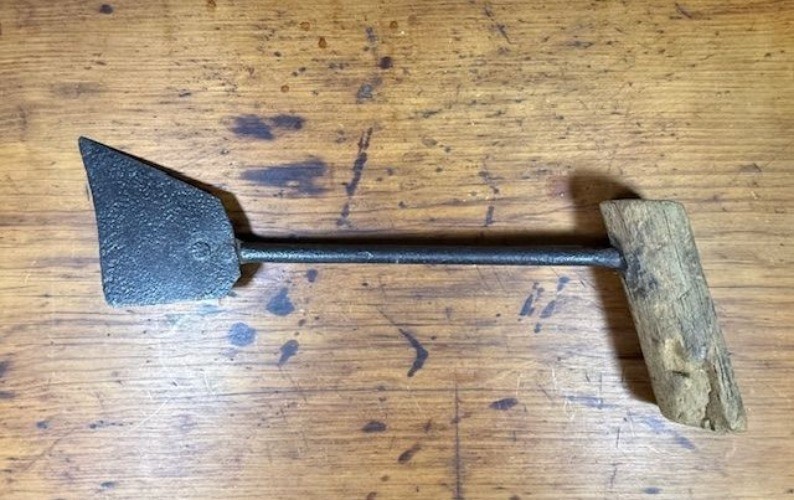 Antique Primitive Tobacco Knife Hand Forged T-Handle Farm Tool 1800s ...