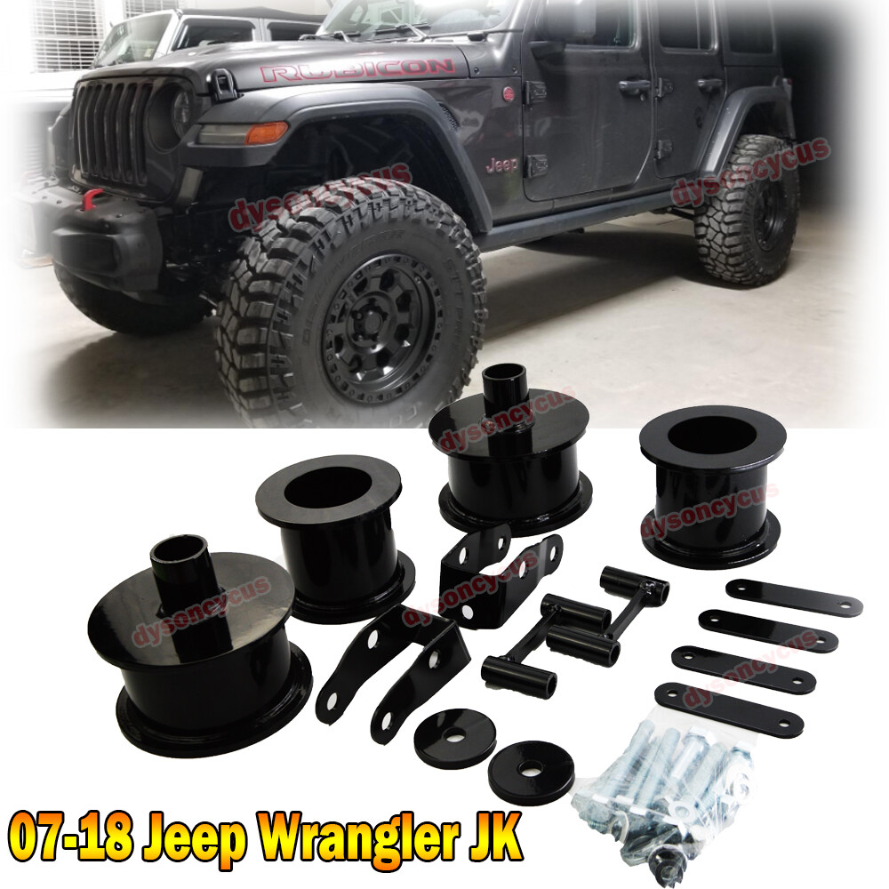 3" Front+3" Rear Full Lift Kit+Shock Extenders For 07-18 Jeep Wrangler ...