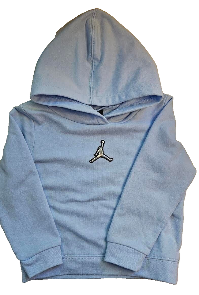 Kids Nike Jordan Powder Blue Pullover Hoodie - 24 M | eBay