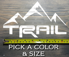 4Runner Trail Sticker Decal TRD Stripes Tacoma SR5 Tundra FJ Toyota ...